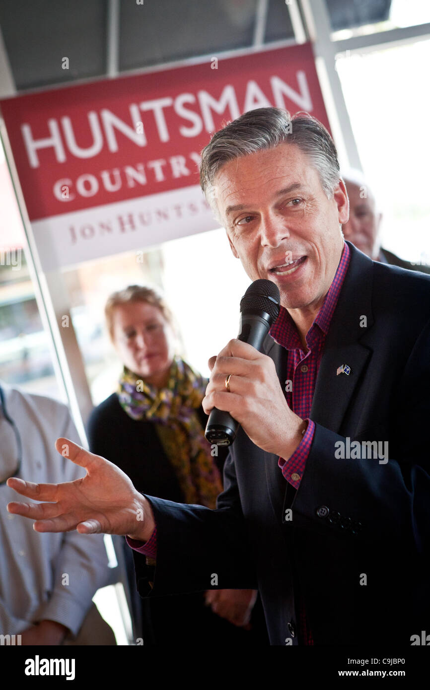 Republican presidential candidate Gov. Jon Huntsman speaks at an event ...