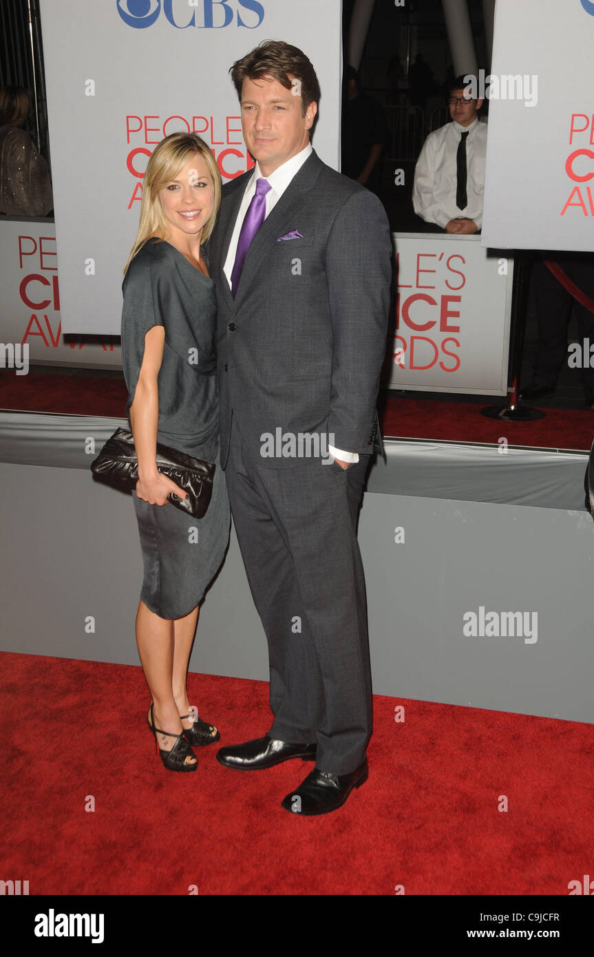 Jan. 11, 2012 - Los Angeles, California, U.S. - Nathan Fillion ...