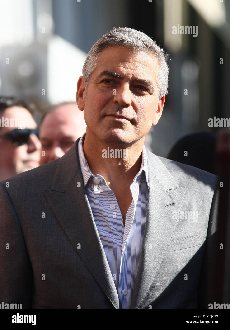 George Clooney John Wells Honored With A Star On The Hollywood Walk Of
