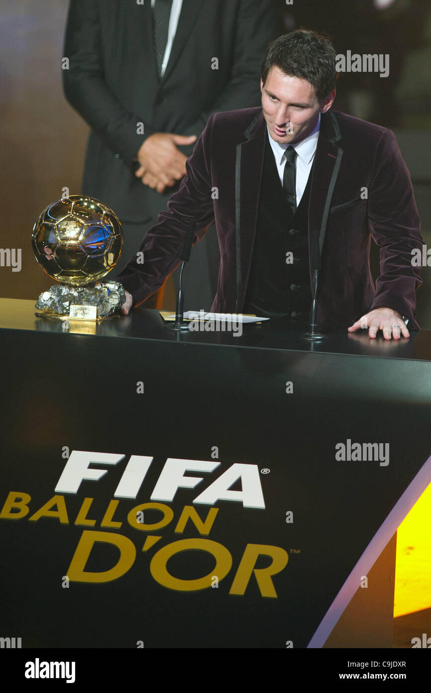 Lionel Messi, JANUARY 9, 2012 - Football / Soccer : Lionel Messi, FIFA ...
