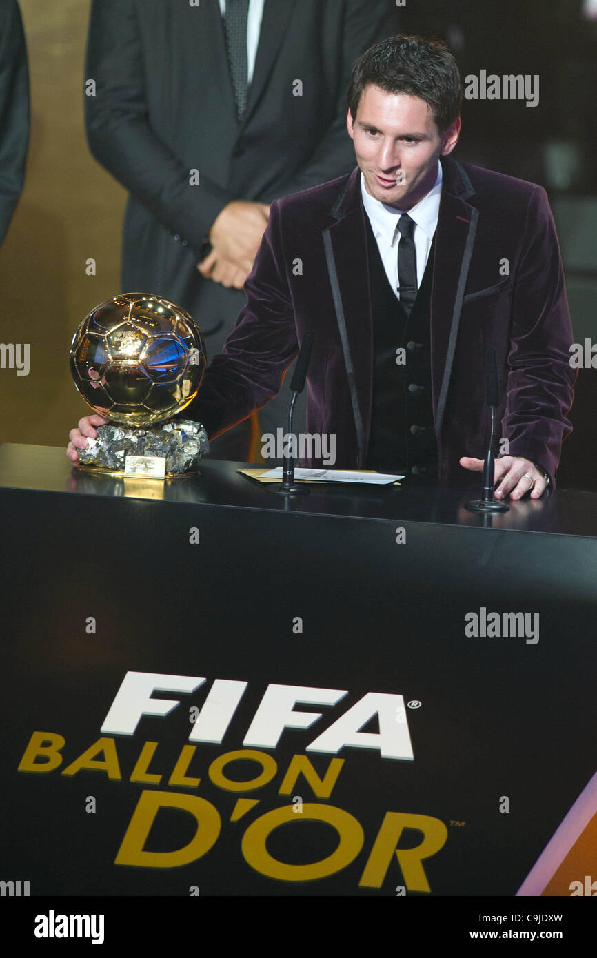 Lionel Messi, JANUARY 9, 2012 - Football / Soccer : Lionel Messi, FIFA ...