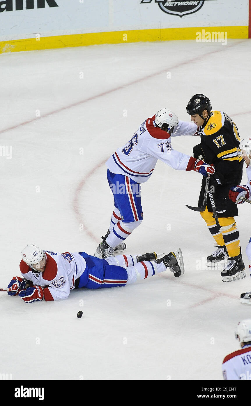 Jan. 12, 2012 - Boston, Massachusetts, U.S - Canadiens Defenseman, P.K ...
