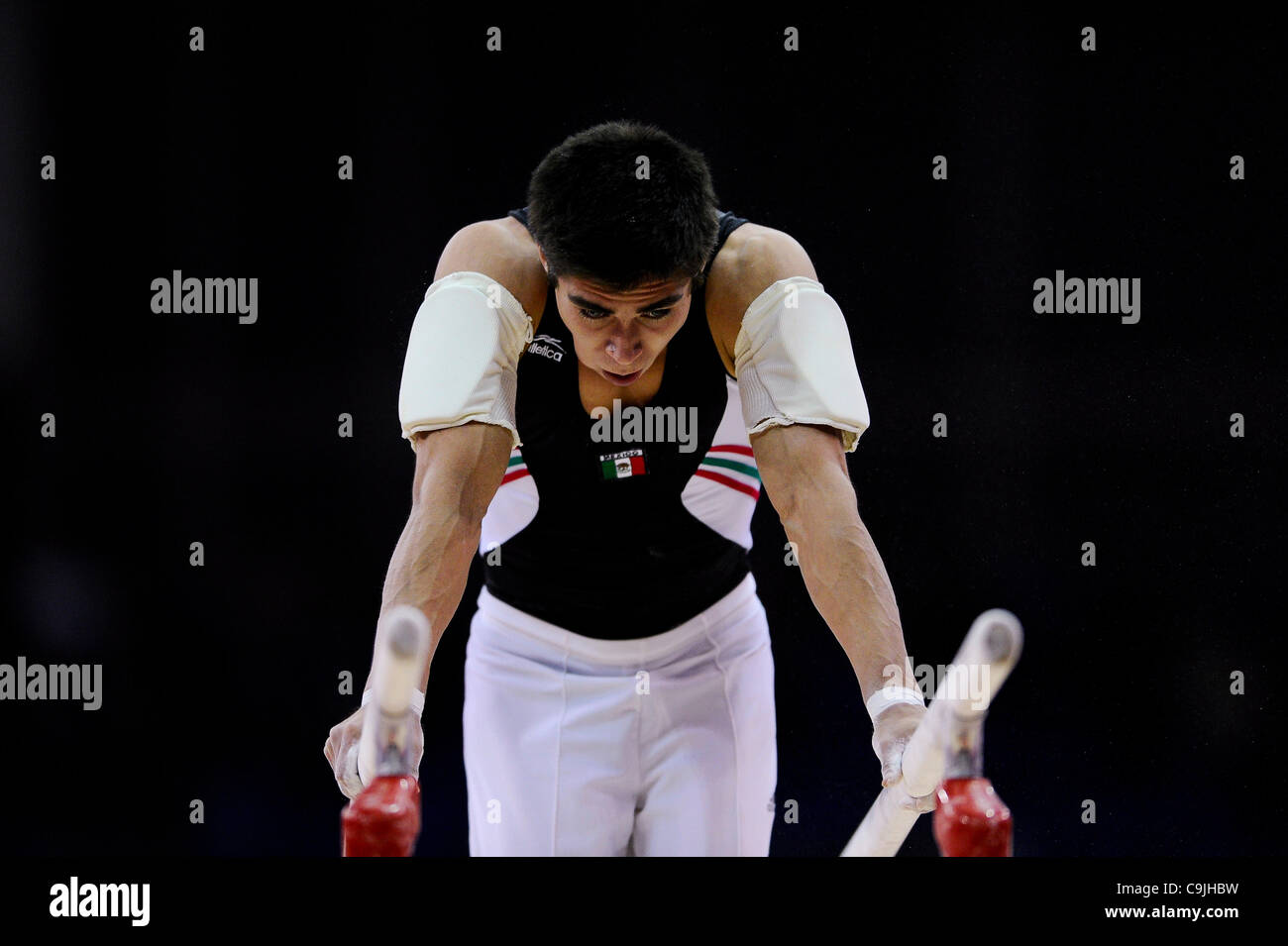 13.1.2012 London, England. #211 Daniel Corral Barron (MEX) in action ...