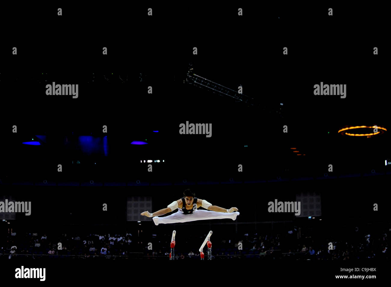 13.1.2012 London, England. #211 Daniel Corral Barron (MEX) in action ...