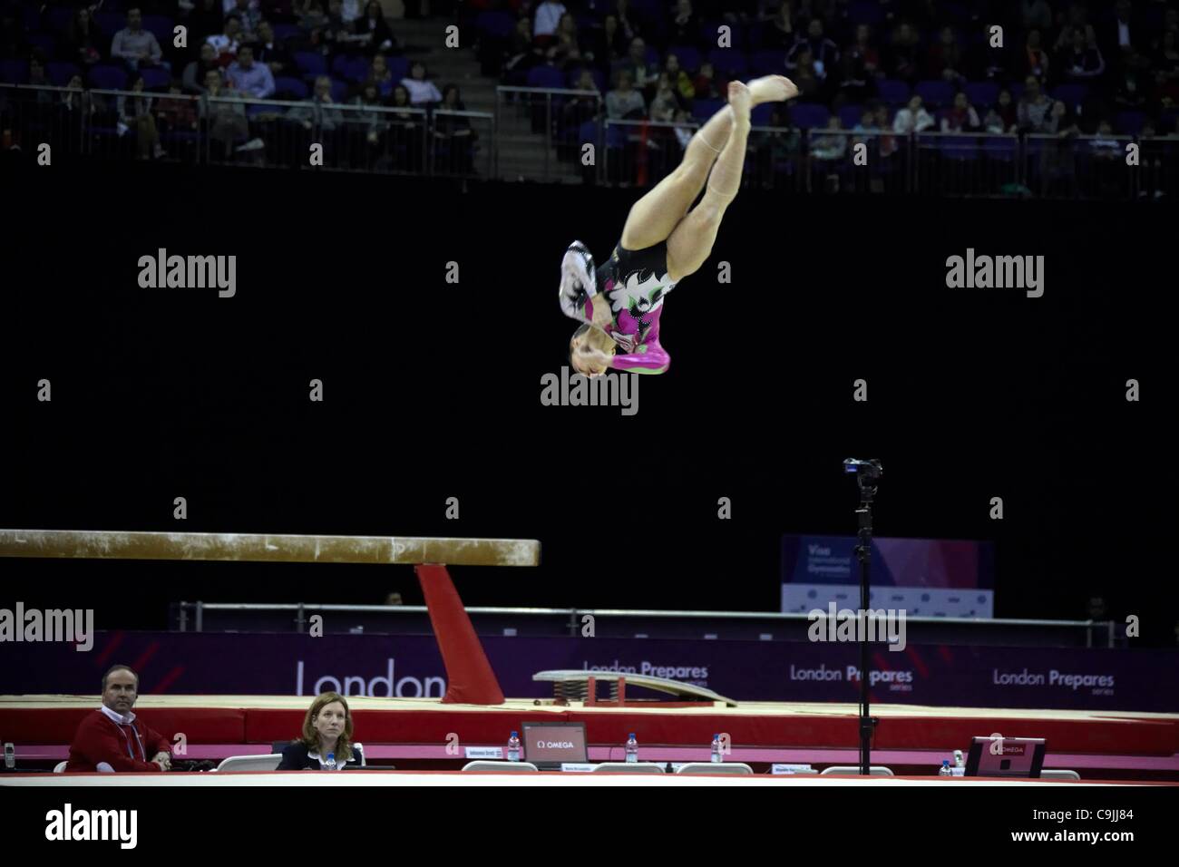 Carlotta Ferlito (Italy) competing in Womens Floor Exercise final in ...