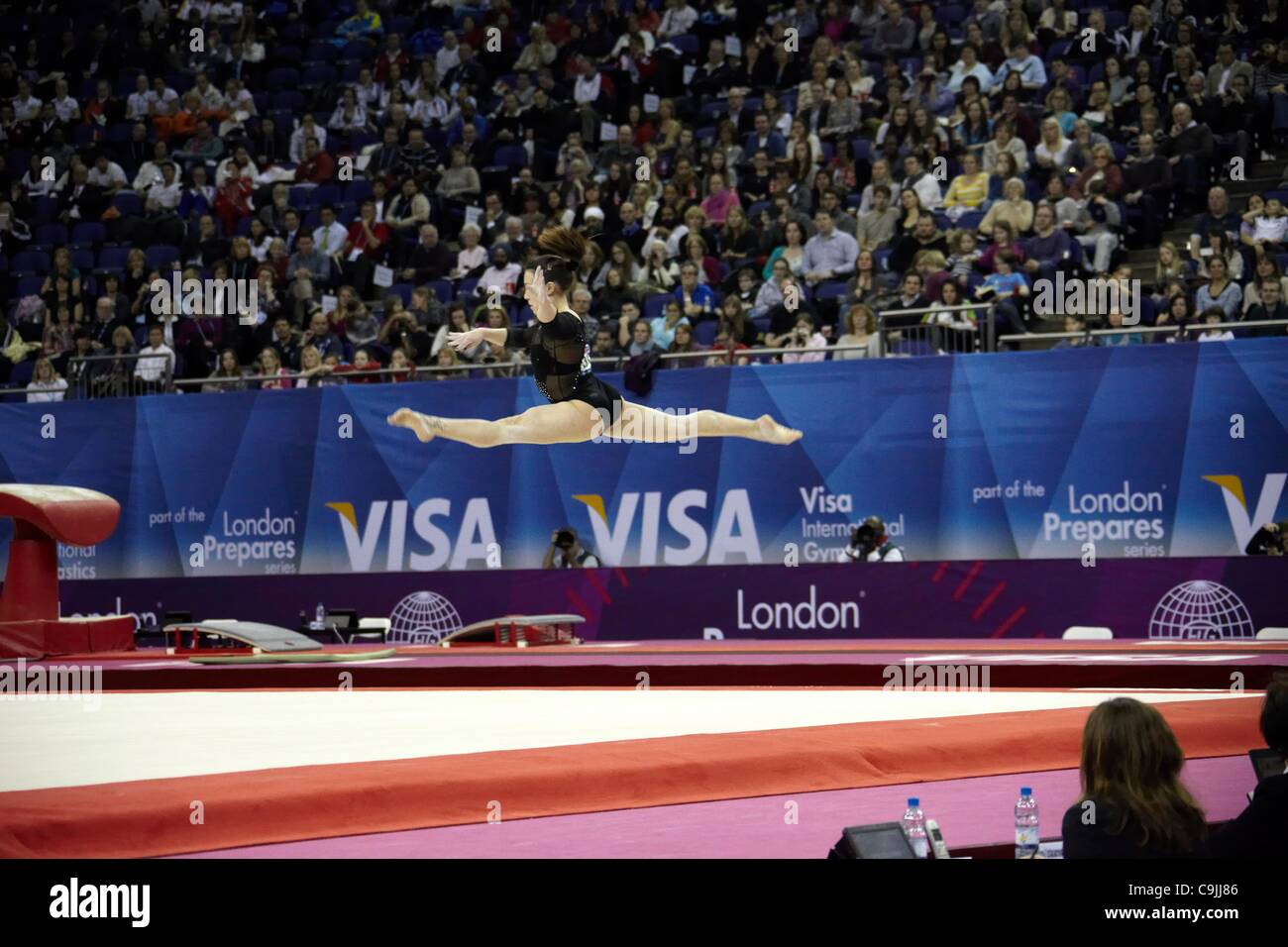 Vanessa Ferrari (Italy) competing in Womens Floor Exercise final in ...
