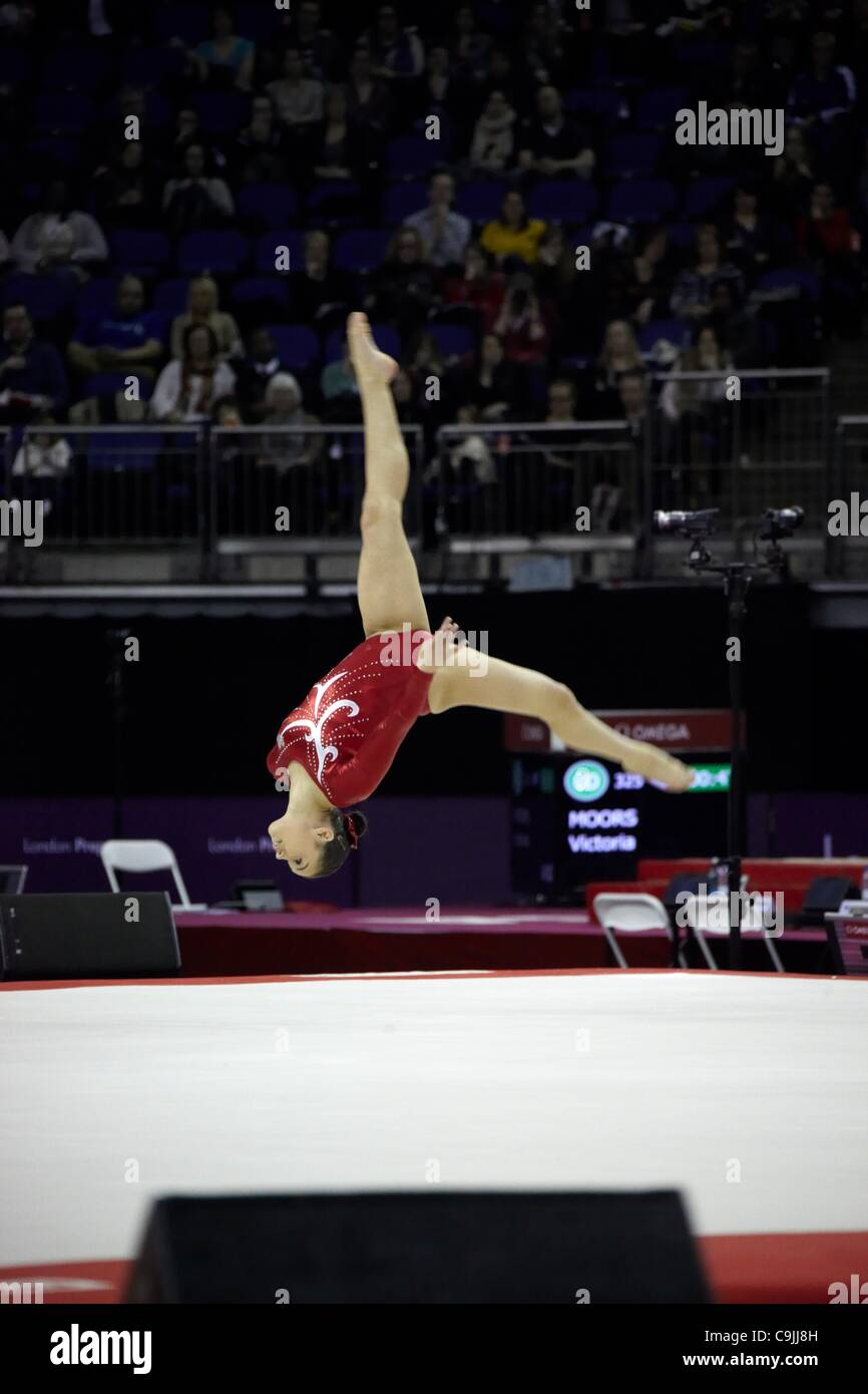 Victoria Moors (Canada) competing in Womens Floor Exercise final in ...