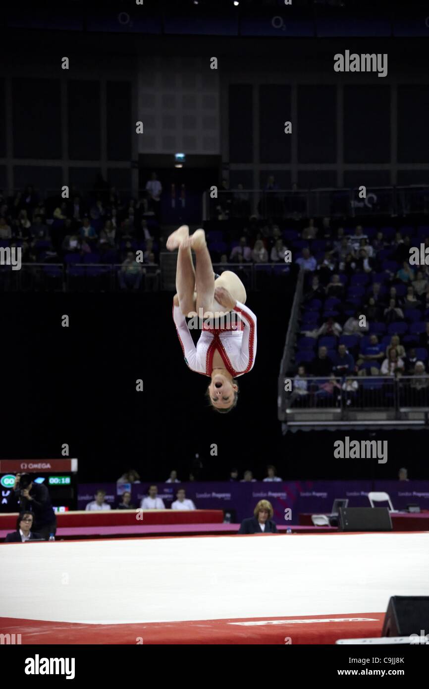 Ana Estefania Lago Serna competing in Womens Floor Exercise final in ...