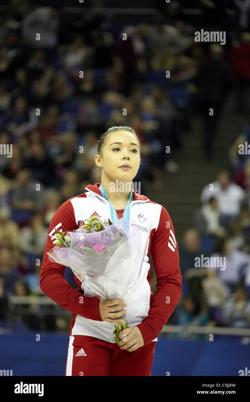 Victoria Moors (Canada), Silver medal winner of Womens Floor Exercise ...
