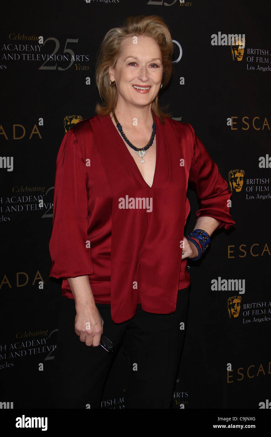 MERYL STREEP BAFTA LOS ANGELES 18TH ANNUAL AWARDS SEASON TEA PARTY ...