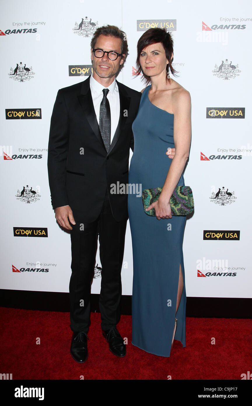 GUY PEARCE & KATE MESTITZ G'DAY USA AUSTRALIA WEEK 2012 BLACK TIE GALA ...