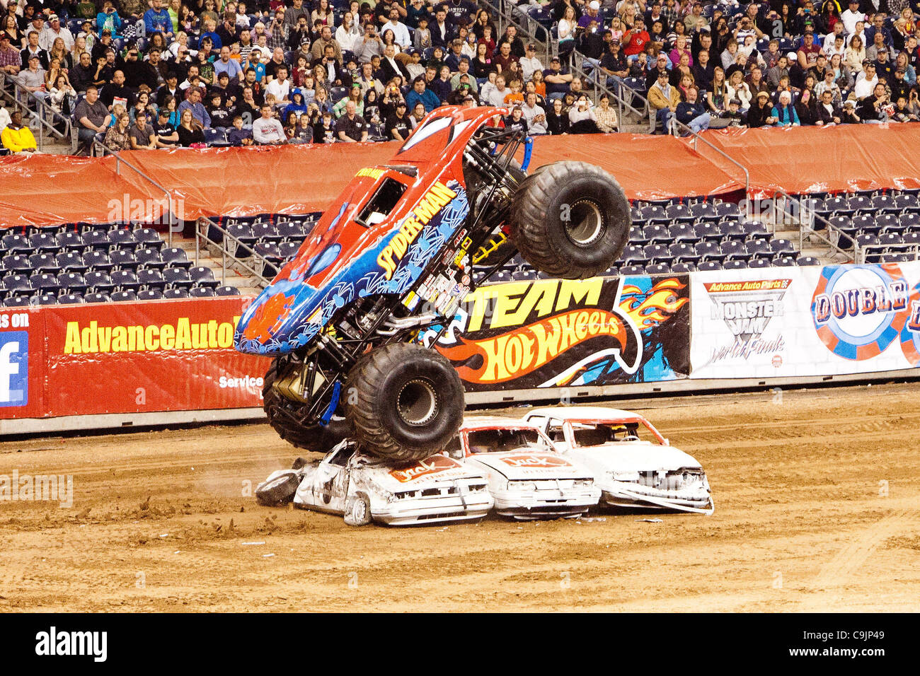 Monster jam spiderman hi-res stock photography and images - Alamy
