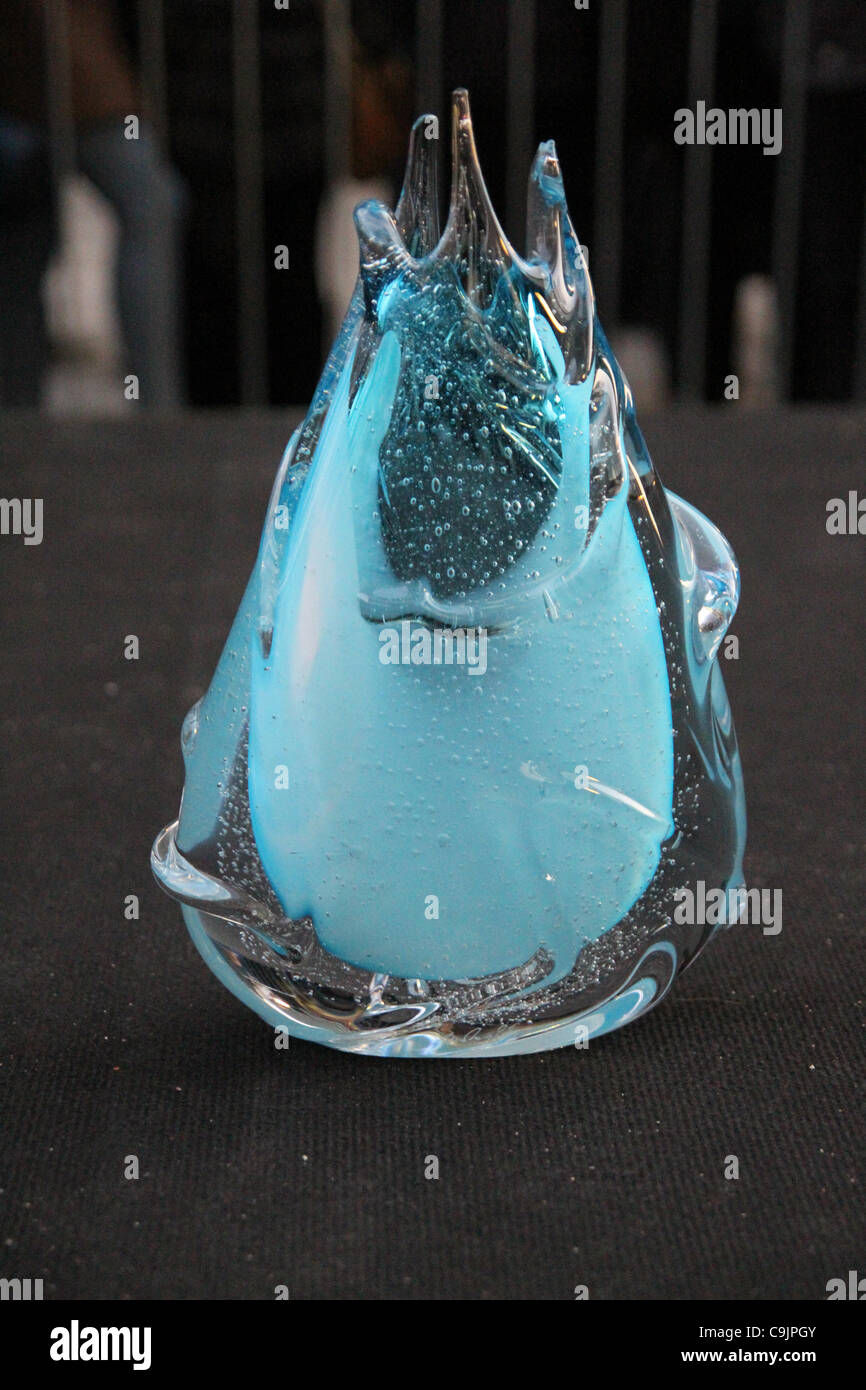 The London Ice Sculpting Festival glass trophy Stock Photo - Alamy