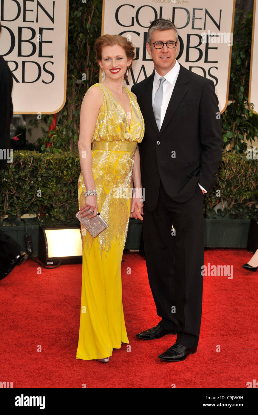 Jan. 15, 2012 - Los Angeles, California, U.S. - MIREILLE ENOS and ALAN ...