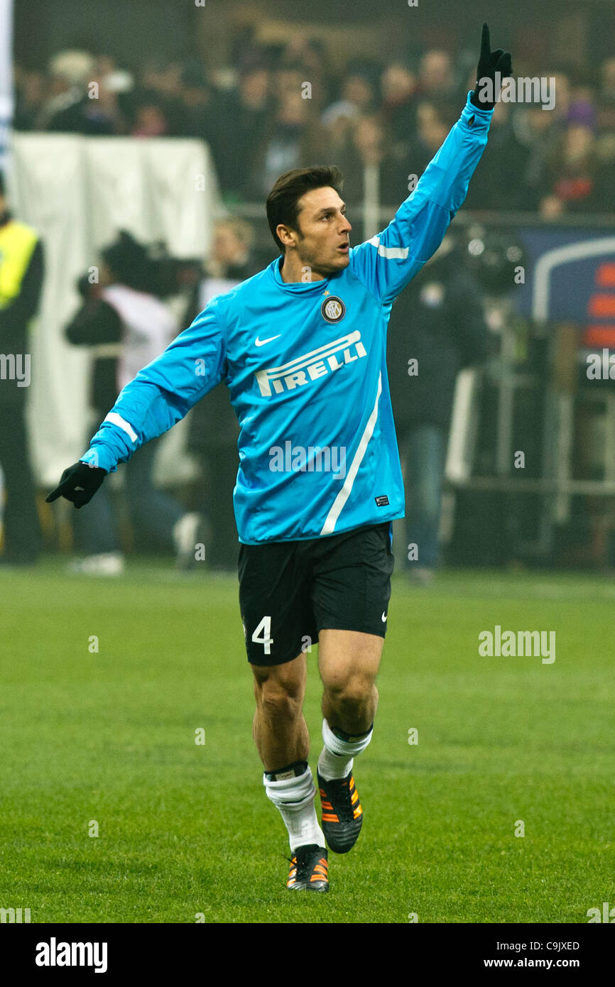 Javier Zanetti (Inter), JANUARY 15, 2012 - Football / Soccer : Javier ...