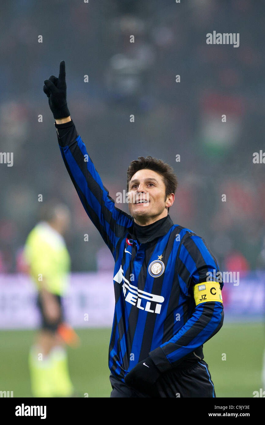 Javier Zanetti (Inter), JANUARY 15, 2012 - Football / Soccer : Javier ...