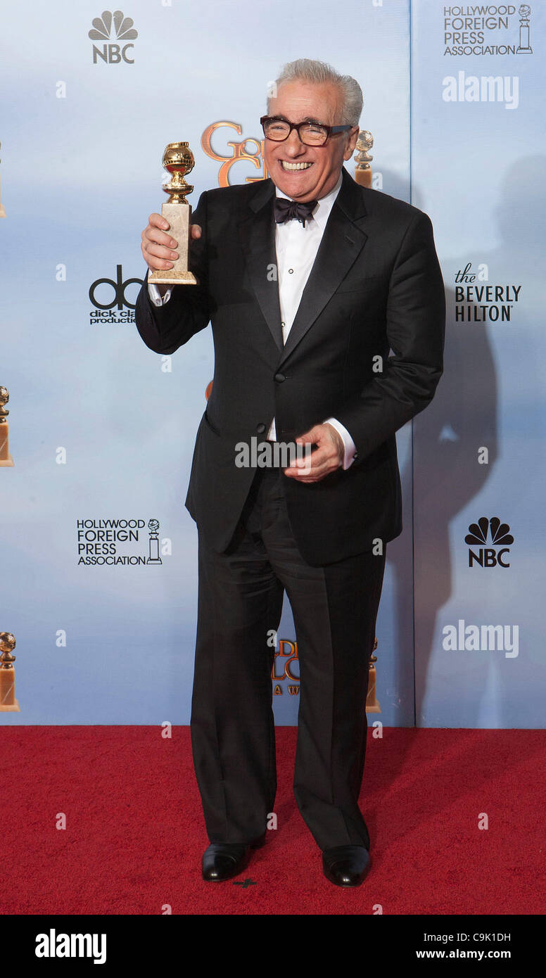 Director Martin Scorsese poses in the press room with the Best Director ...