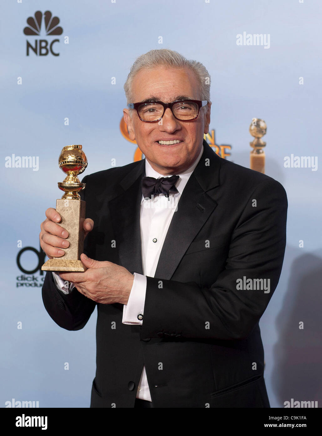 Director Martin Scorsese poses in the press room with the Best Director ...