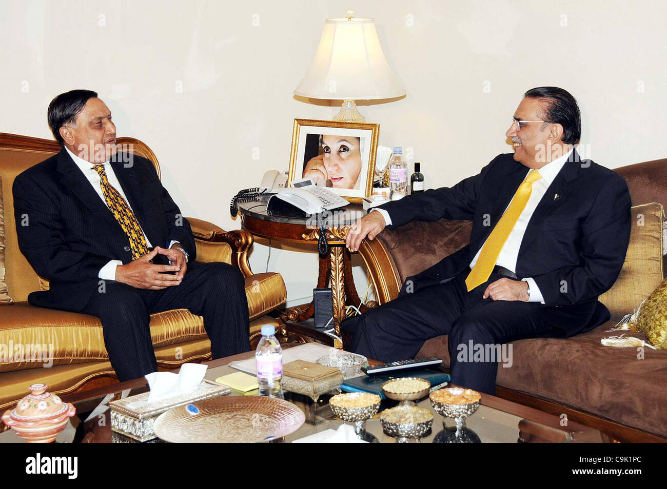 Lt gen retd moin ud din haider islamabad president asif ali zardari ...