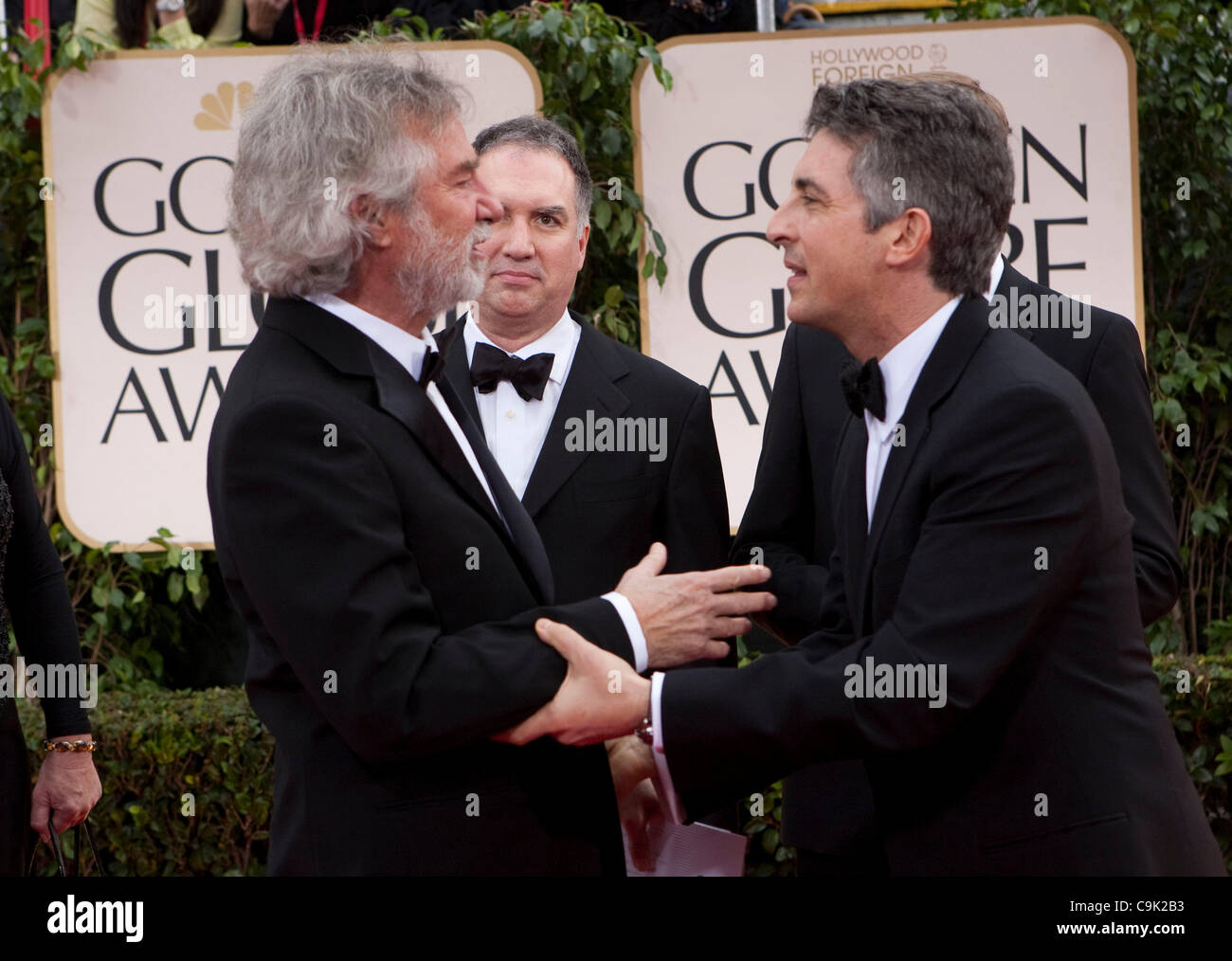 arrives to the 69th Golden Globe Awards at the Beverly Hilton Hotel in ...