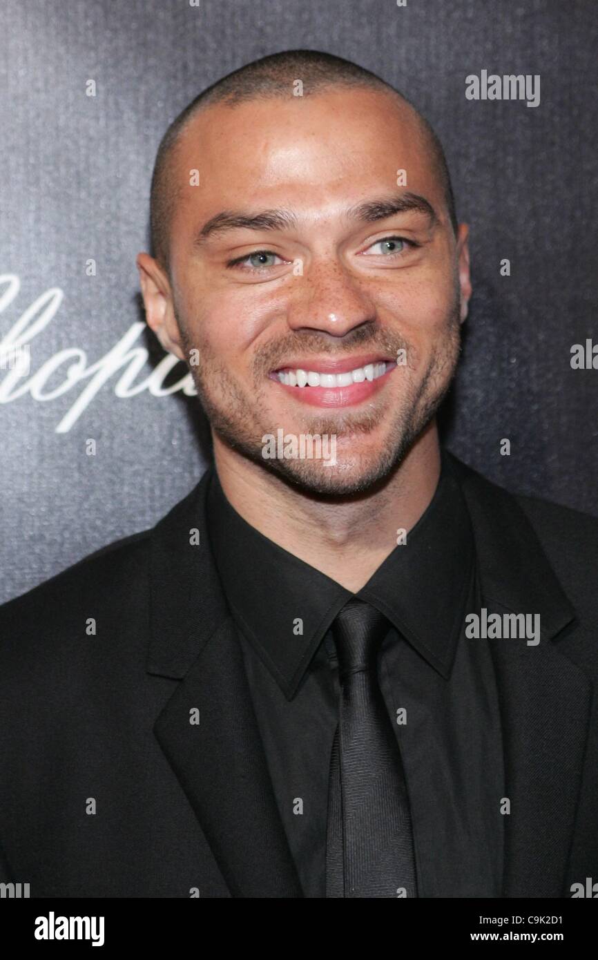 Jesse Williams at arrivals for The Weinstein Company 2012 Golden Globes ...