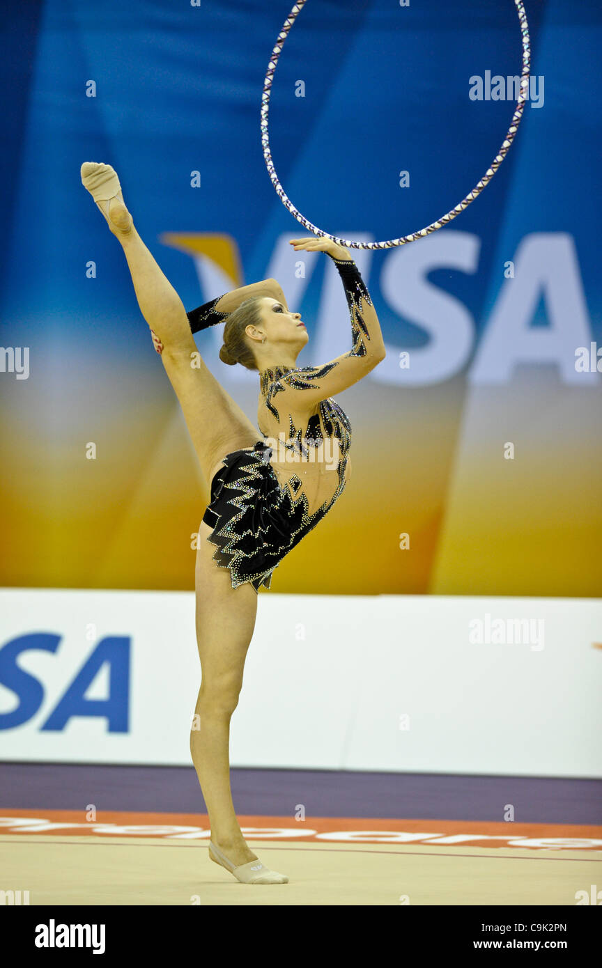 Olympic Test Event Gymnastics. O2 Arena London England. 16.1.12 ...