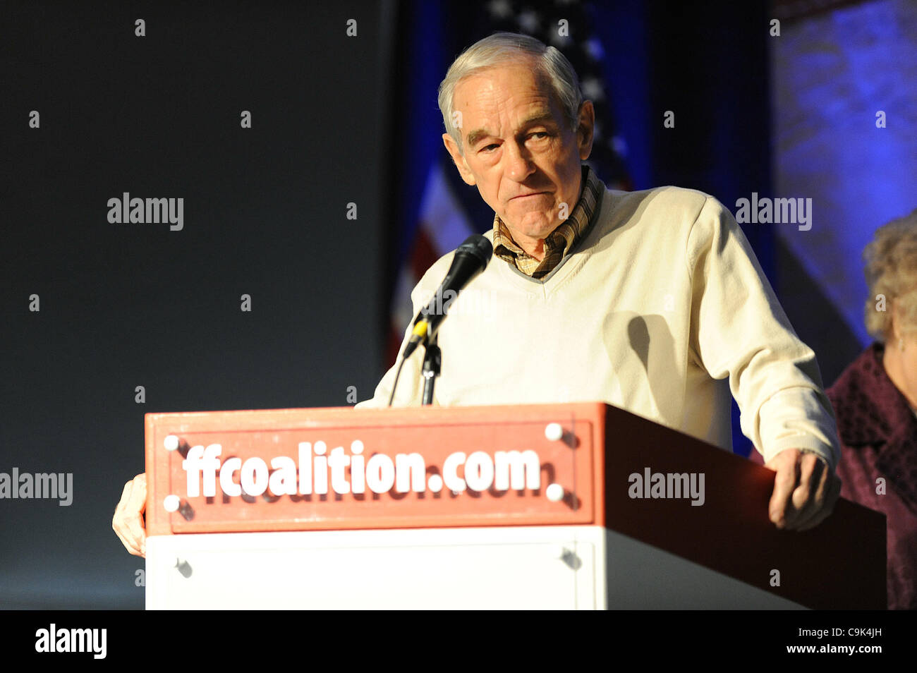 Jan 16, 2012 - Myrtle Beach, South Carolina; USA - Congressman RON PAUL ...