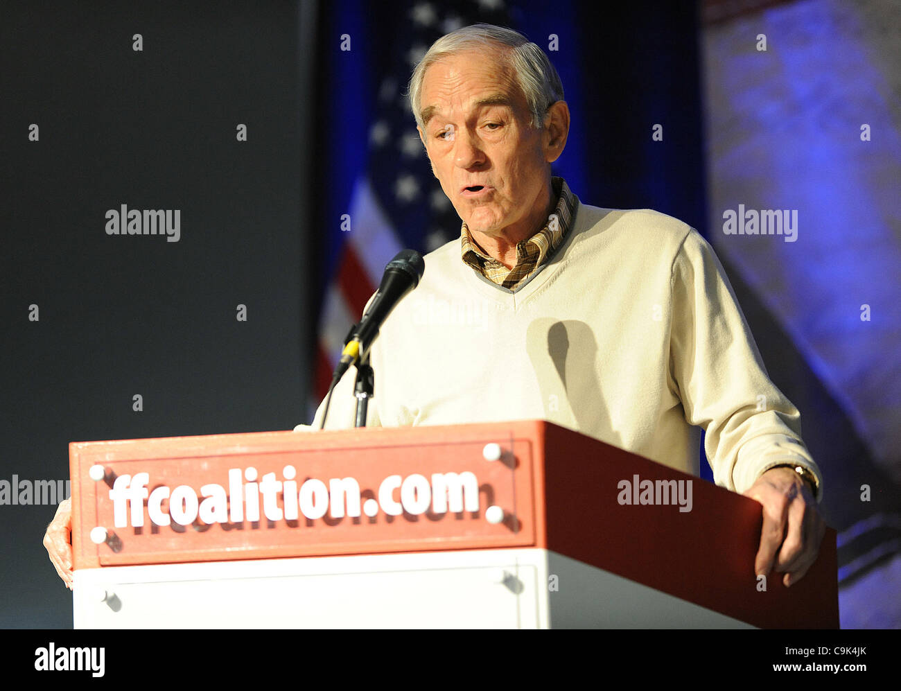 Jan 16, 2012 - Myrtle Beach, South Carolina; USA - Congressman RON PAUL ...