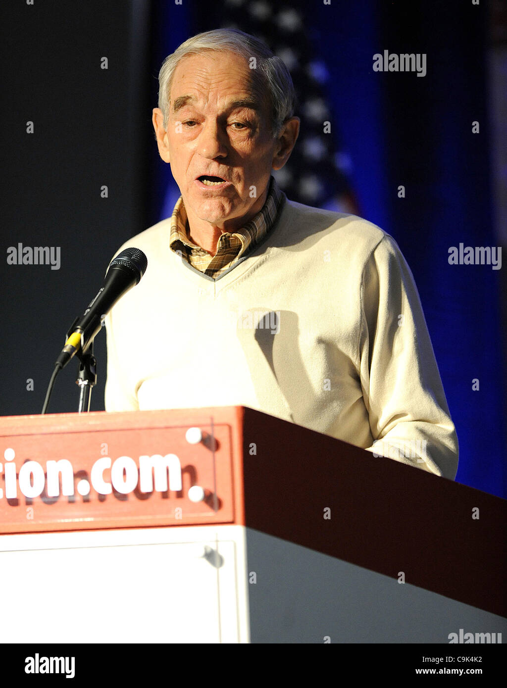 Jan 16, 2012 - Myrtle Beach, South Carolina; USA - Congressman RON PAUL ...
