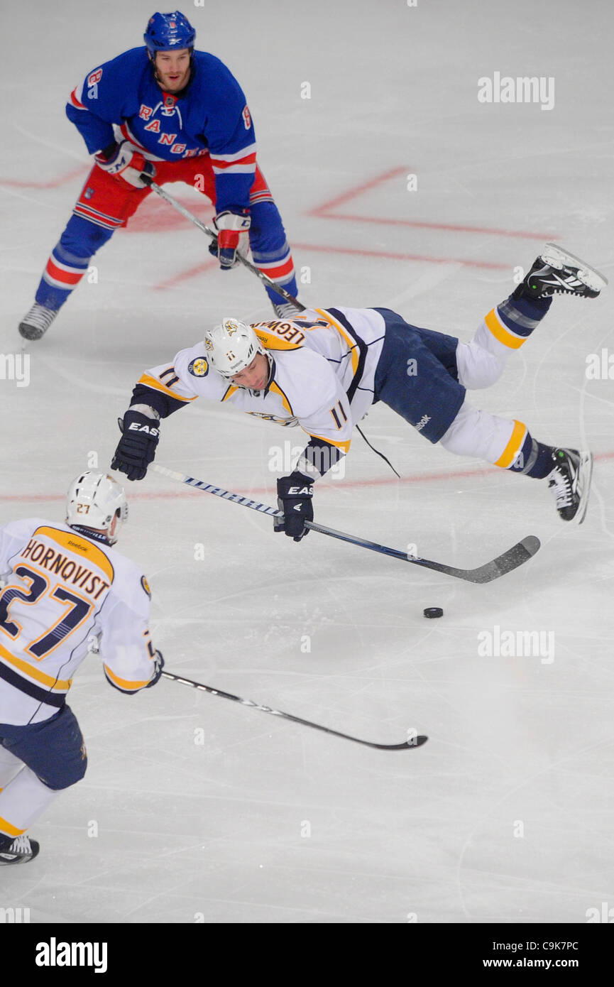 Jan. 17, 2012 - New York, New York, U.S - Nashville Predators center ...