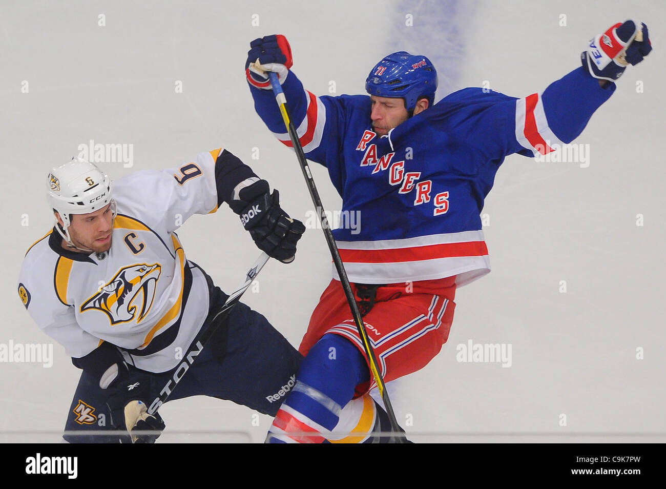 Jan. 17, 2012 - New York, New York, U.S - New York Rangers left wing ...