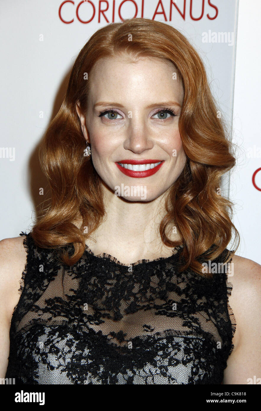 Jan. 17, 2012 - New York, New York, U.S. - Jessica Chastain arrives for ...