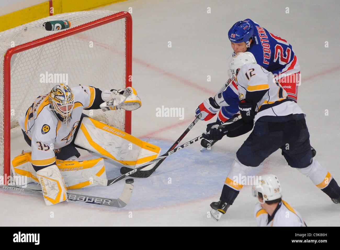 Jan 17 2012 New York New York U S Nashville Predators Goalie
