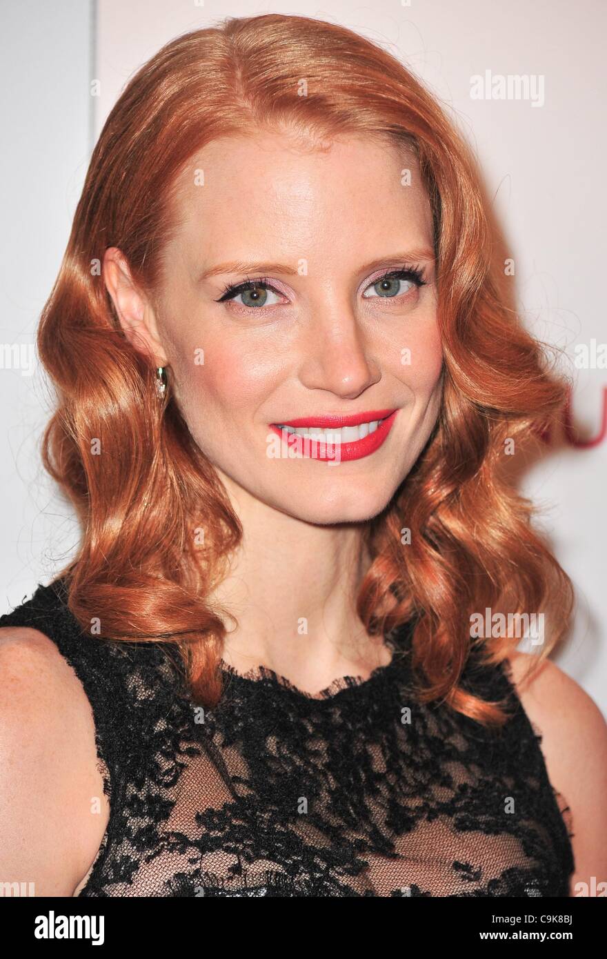 Jessica Chastain at arrivals for CORIOLANUS Premiere, The Paris Theatre ...