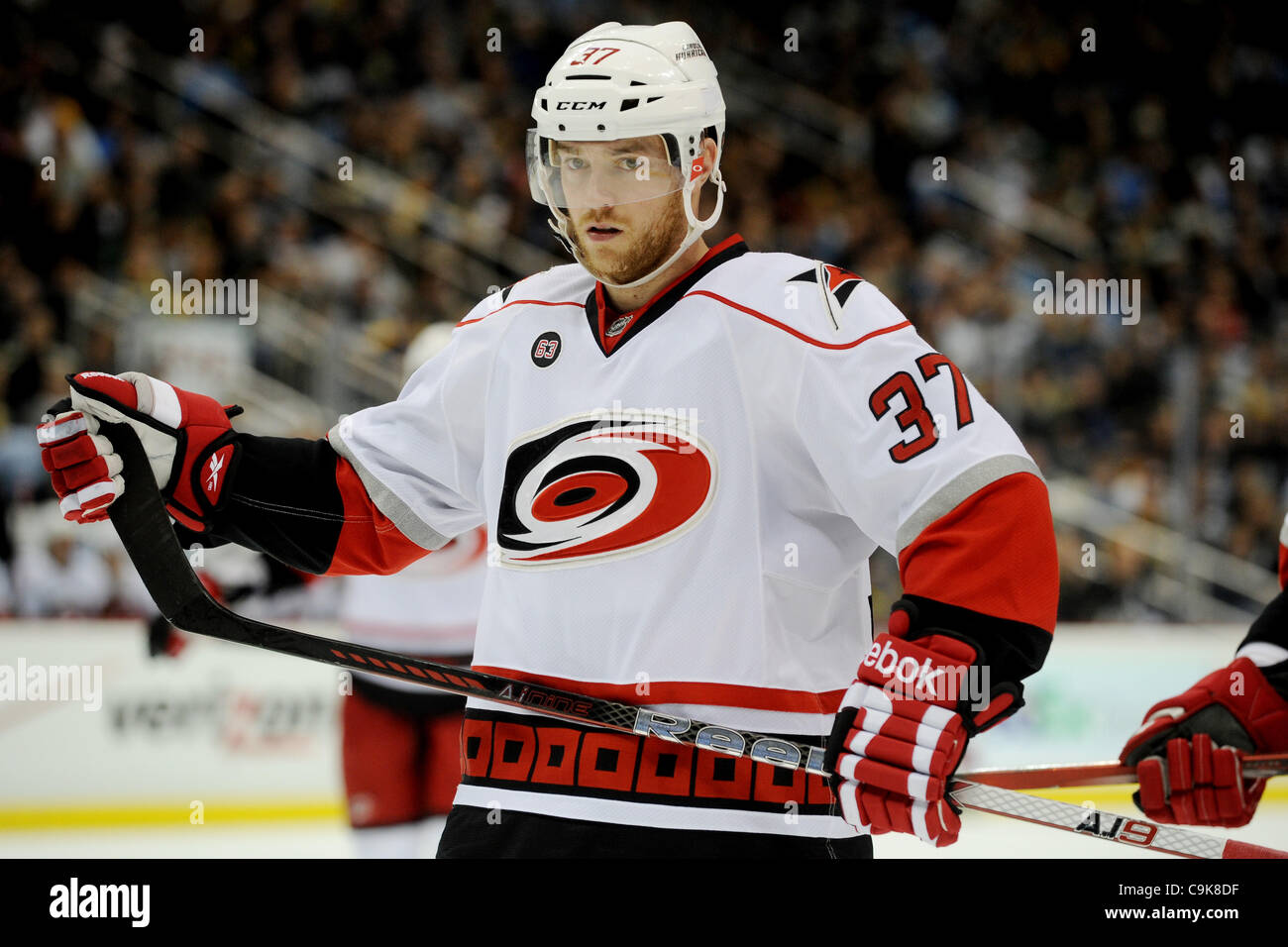 Jan. 17, 2012 - Pittsburgh, PENNSYLVANNIA, U.S - Carolina Hurricanes ...