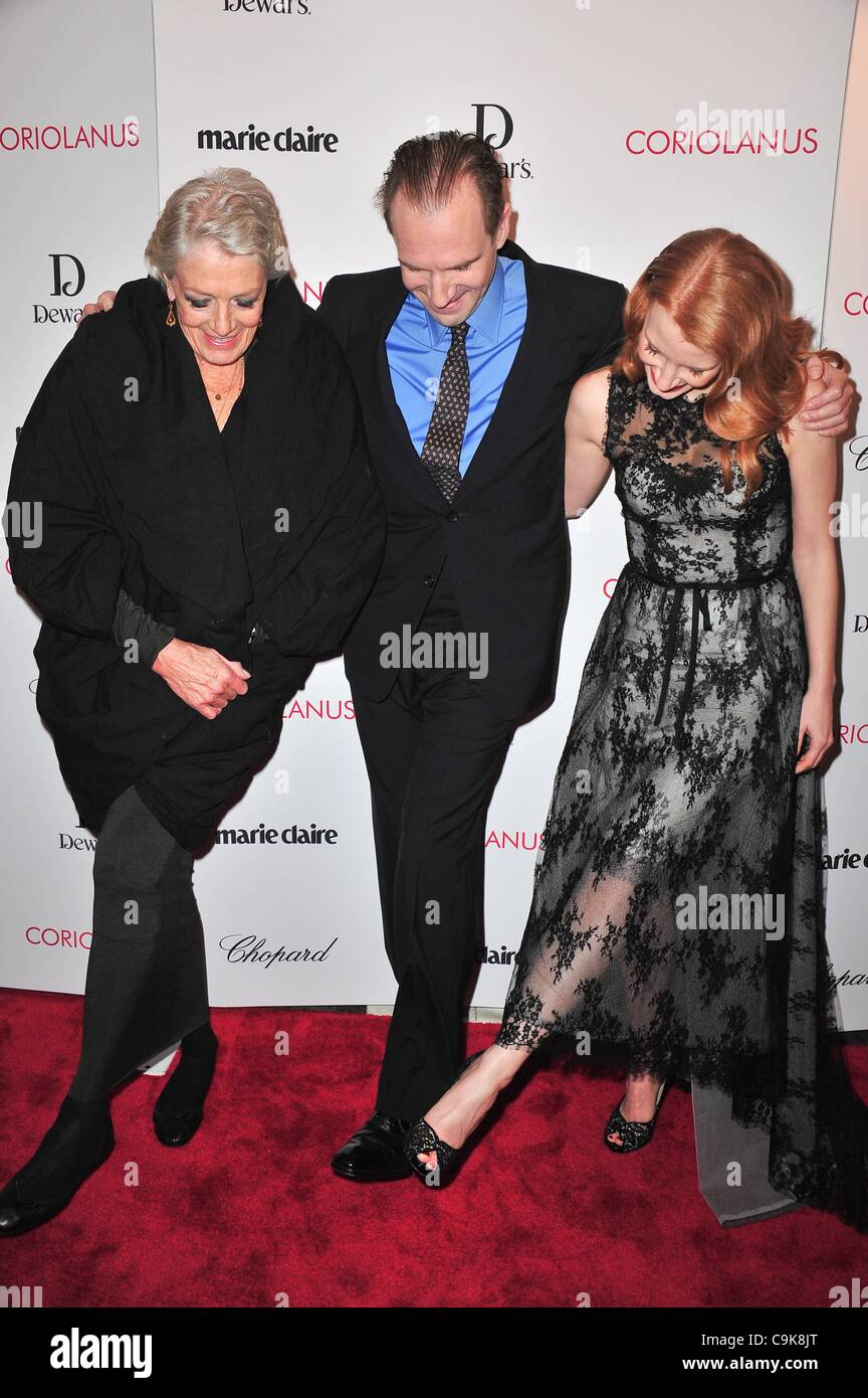 Vanessa Redgrave, Ralph Fiennes, Jessica Chastain at arrivals for ...