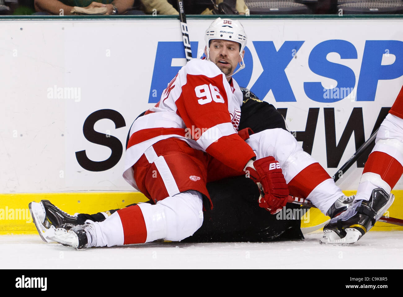 Jan. 17, 2012 - Dallas, Texas, US - Detroit Red Wings Forward Tomas ...