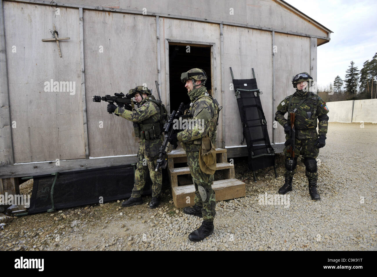 The U.S. military training base in Hohenfels, Germany, has recently ...