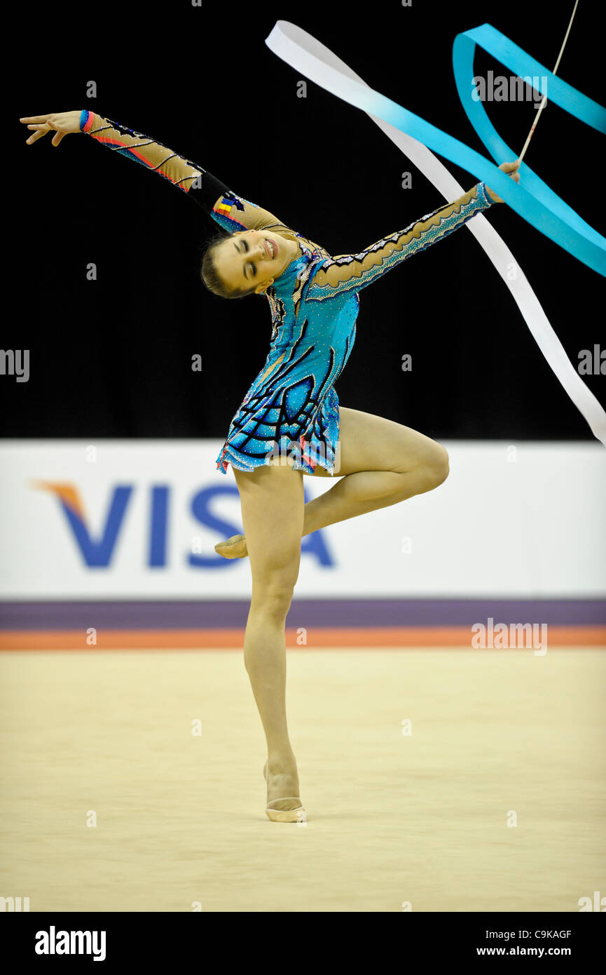 Olympic Test Event Gymnastics. O2 Arena London England. 18.1.12 ...