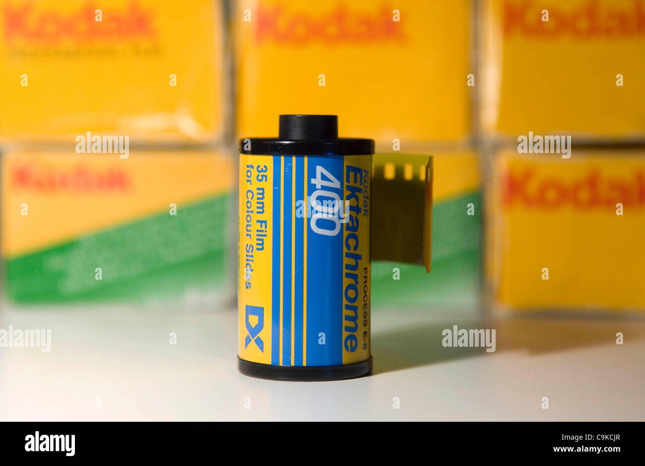 Rolls of unused Kodak film on 19th Jan 2012. The Photography firm Kodak ...