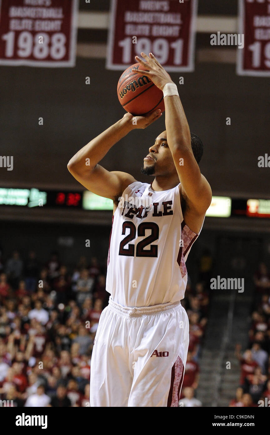 Jan. 18, 2012 - Philadelphia, Pennsylvania, U.S - Temple Owls guard ...