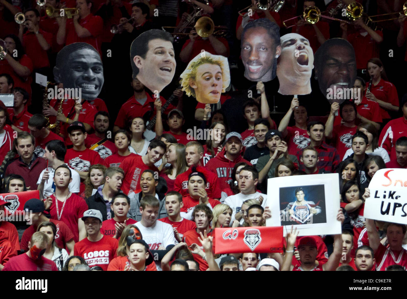 New mexico lobos fans hi-res stock photography and images - Alamy