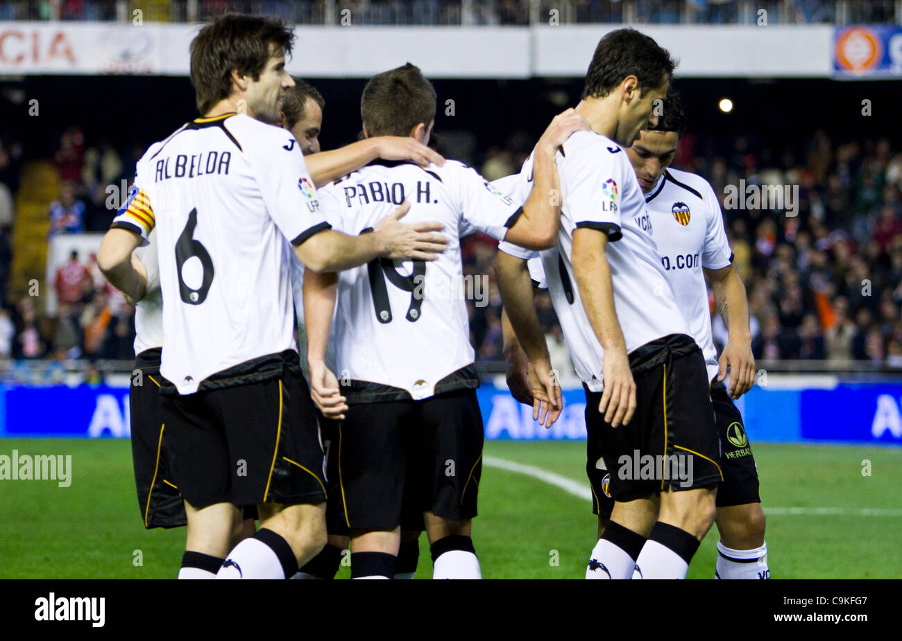 Valencia football club team hi-res stock photography and images - Alamy