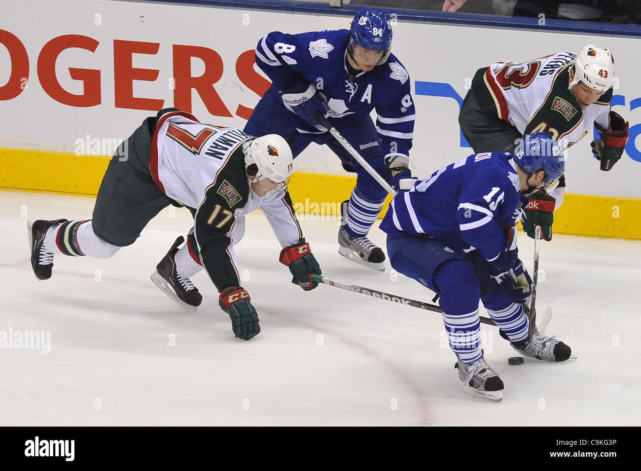 Jan. 19, 2012 - Toronto, Ontario, Canada - Minnesota Wild forward Casey ...