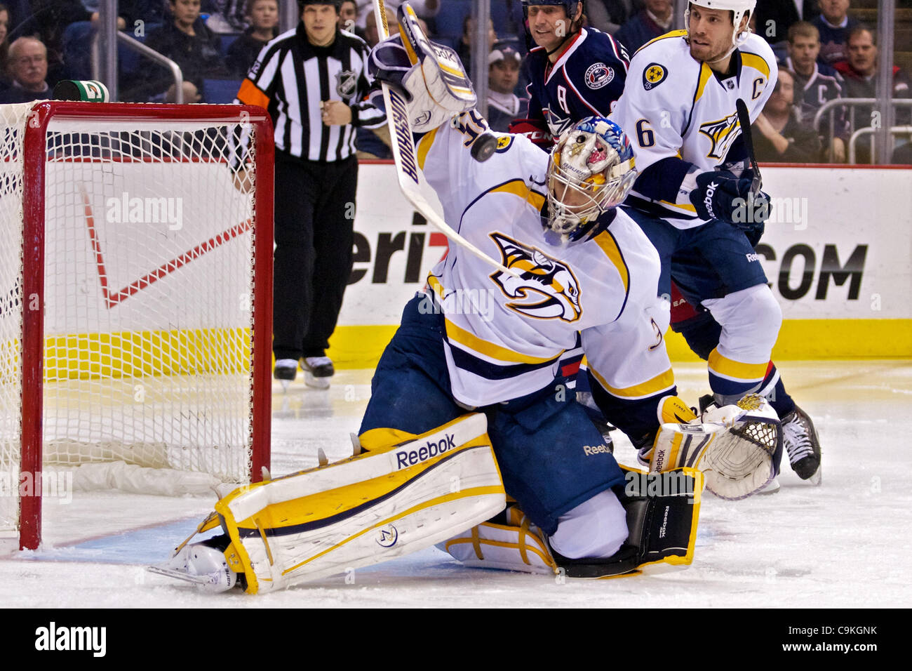 Nashville predators goalie pekka rinne hi-res stock photography and ...