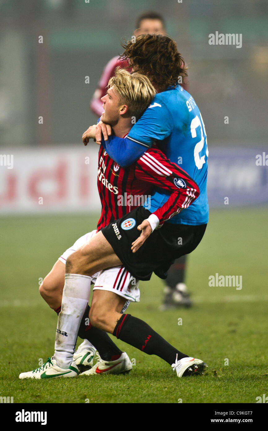 Alexander Merkel (Milan), Santiago Garcia (Novara), JANUARY 18, 2012 ...