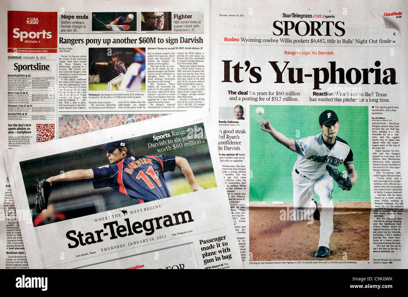 Texas newspapers hi-res stock photography and images - Alamy