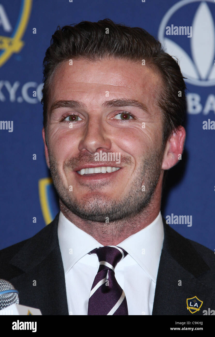 DAVID BECKHAM DAVID BECKHAM PRESS CONFERENCE DOWNTOWN LOS ANGELES ...