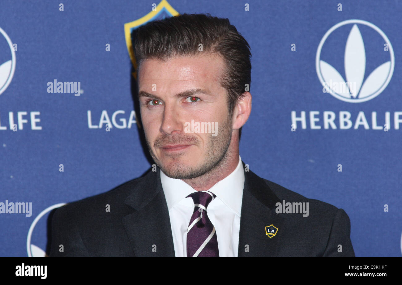 DAVID BECKHAM DAVID BECKHAM PRESS CONFERENCE DOWNTOWN LOS ANGELES ...