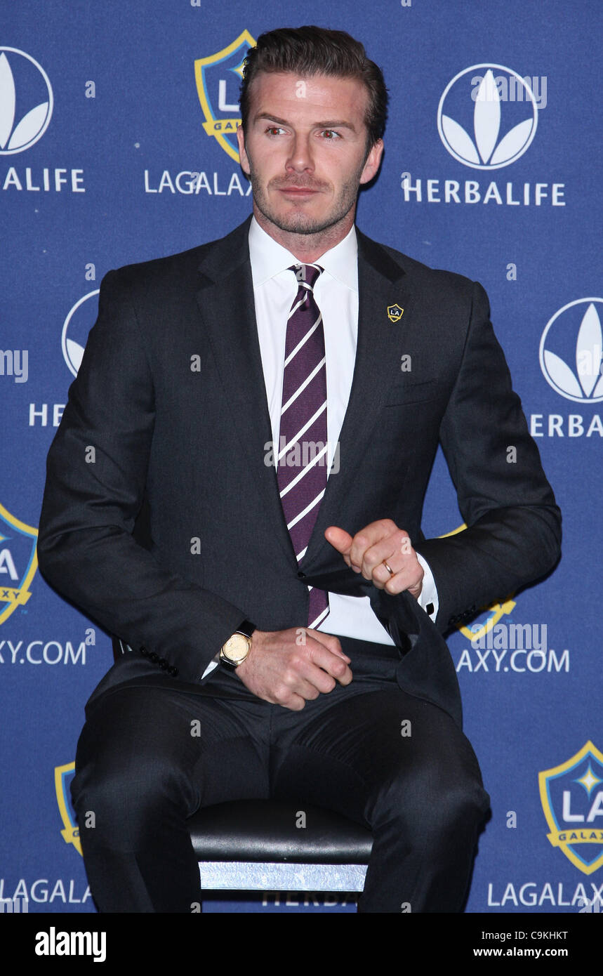 DAVID BECKHAM DAVID BECKHAM PRESS CONFERENCE DOWNTOWN LOS ANGELES ...